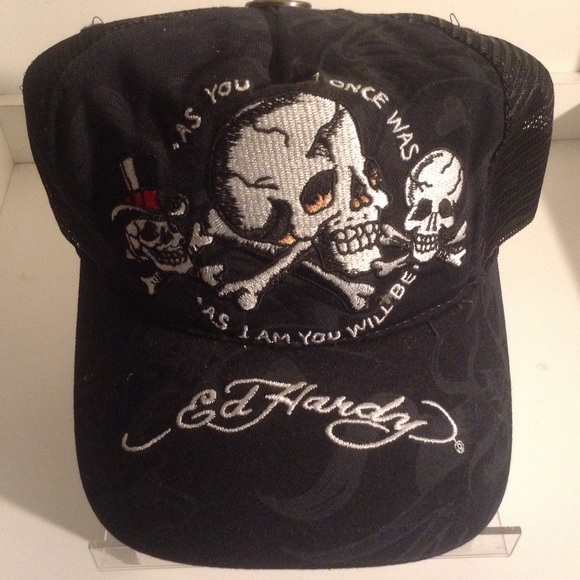 Ed Hardy | Accessories | Unisextrucker Cap | Poshmark